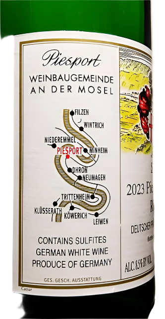 Riesling Spatlese, 2023 Piesporter Goldtropfchen, St Christopher ...